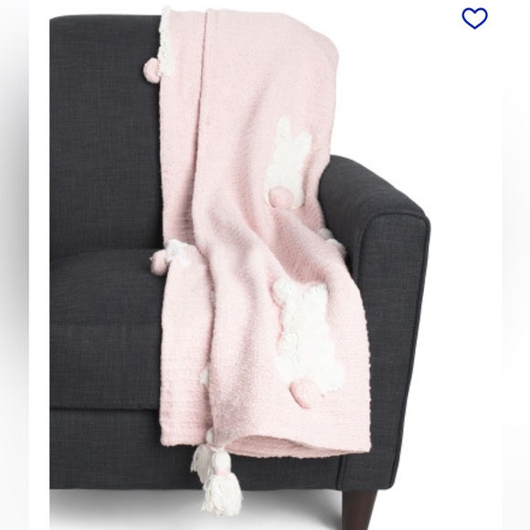 Holiday | Tufted Easter Bunny Throw Blanket From Marshalls Nwt Viral ...